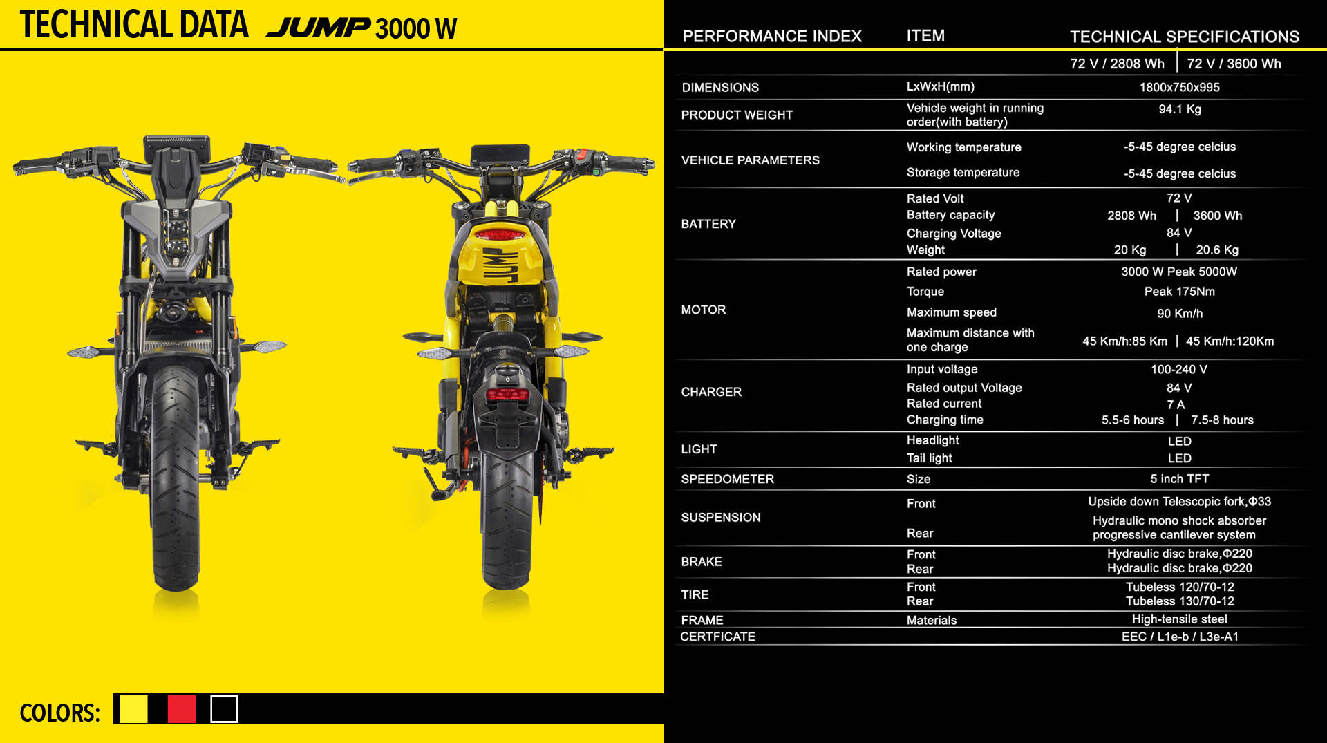 JUMP 3000W - VELOCIFERO